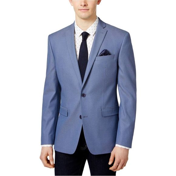 Bar III | Jackets & Coats | Bar Iii Mens Textured Sport Coat Blue Nwt ...